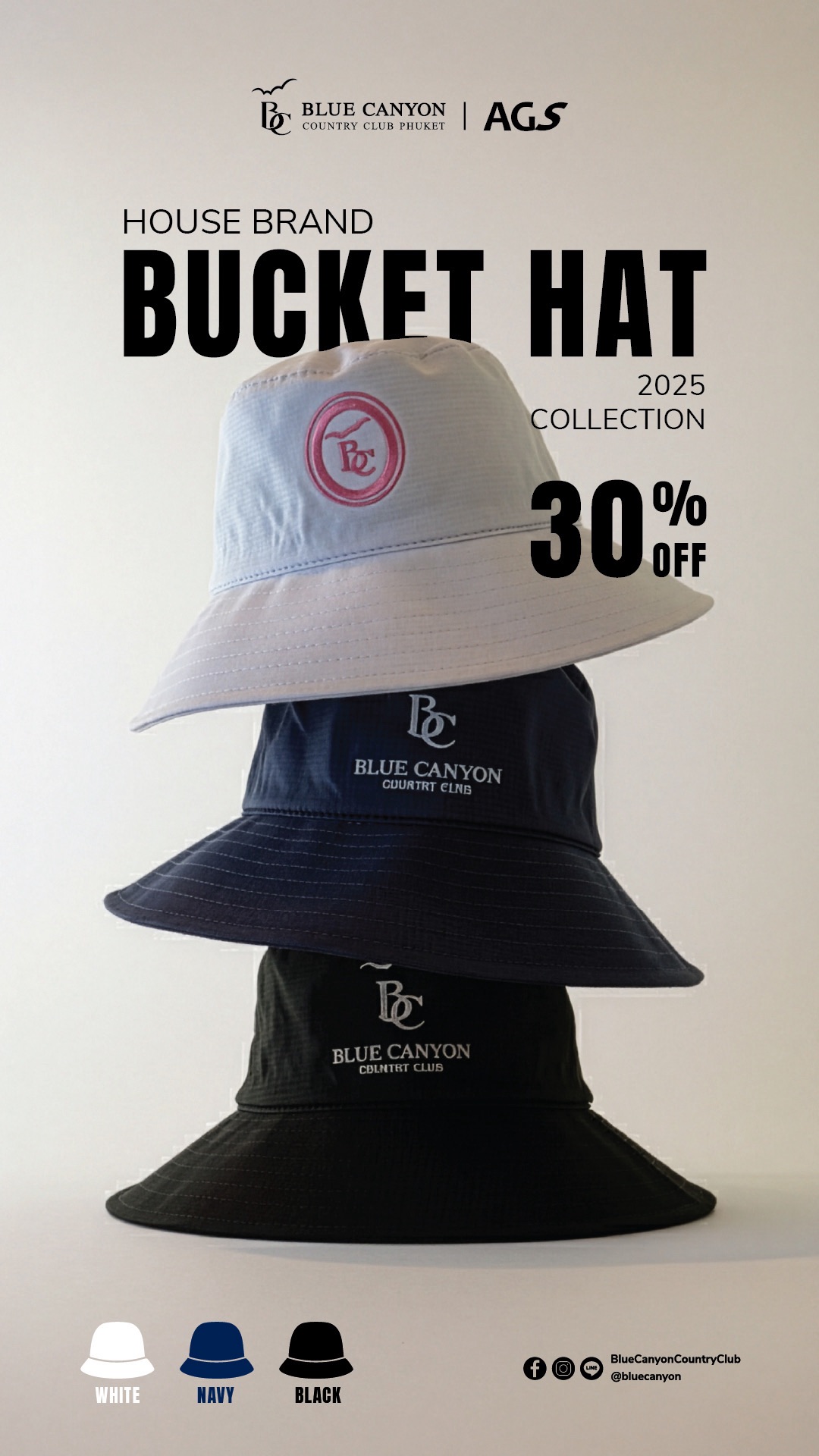 House Brand - bucket hat 2025 - Blue Canyon Country Club